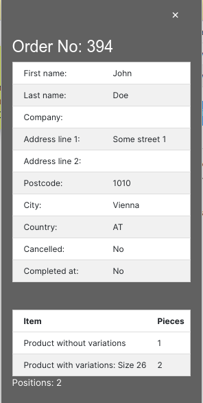 Picklists – Warehouse-System
